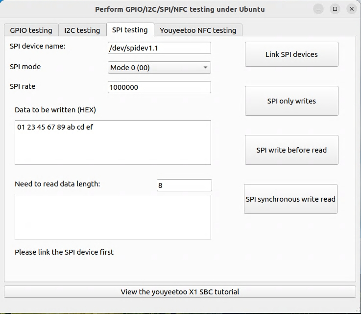 SPI interface development(Linux) | youyeetoo wiki